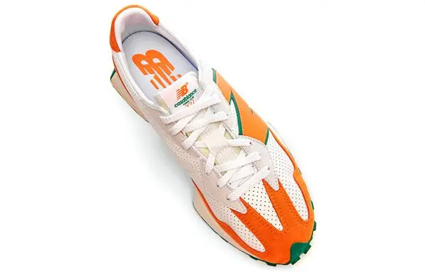 NEW BALANCE Casablanca X 327 "idealist Orange" Sneakers - White/orange