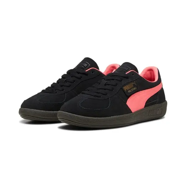 PUMA Palermo Low Top Sneakers - Black/sunset Glow