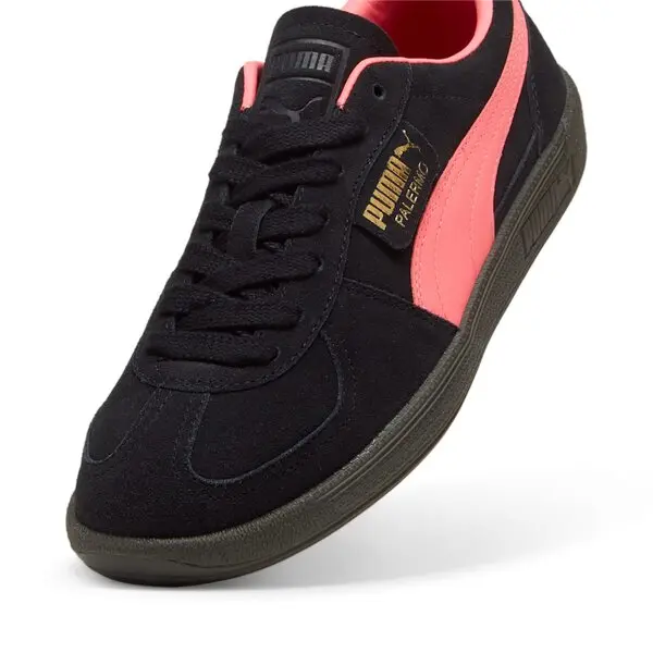 PUMA Palermo Low Top Sneakers - Black/sunset Glow