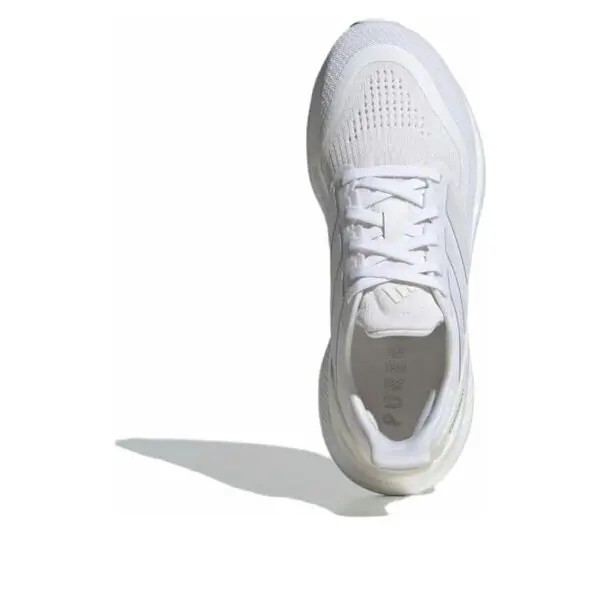 Adidas Pureboost Lace Up Athletic Sneakers - Cloud White