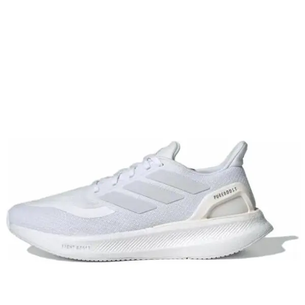 Adidas Pureboost Lace Up Athletic Sneakers - Cloud White