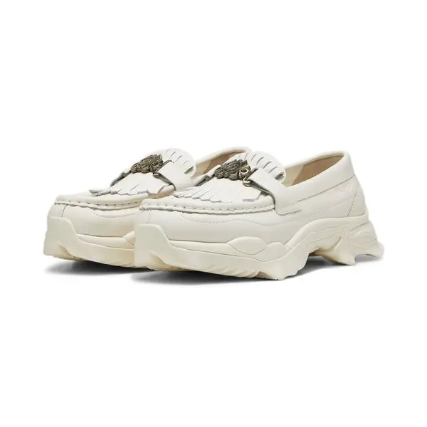 PUMA X Palomo Loafers With Horsebit Detailing - Frosted Ivory