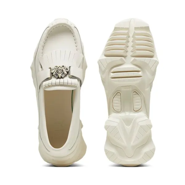 PUMA X Palomo Loafers With Horsebit Detailing - Frosted Ivory