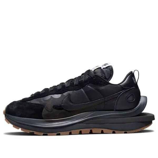 Nike X Sacai Vaporwaffle "black Gum" Sneakers - Black/gray