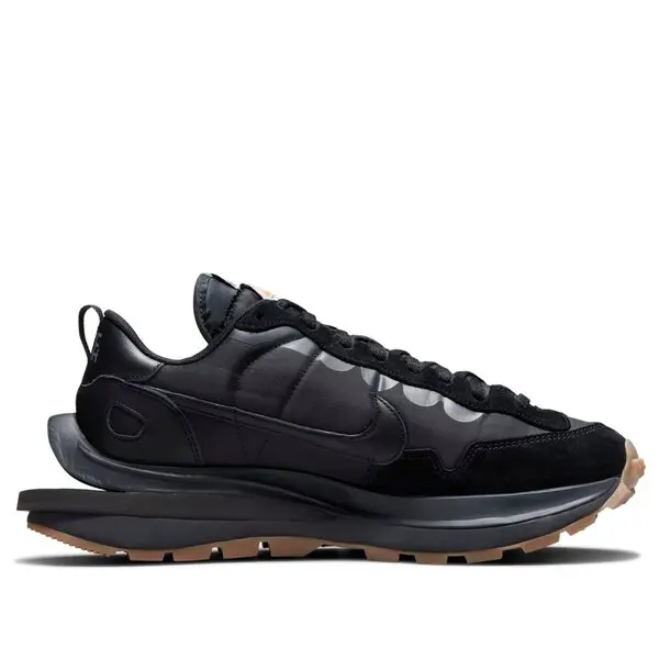 Nike X Sacai Vaporwaffle "black Gum" Sneakers - Black/gray