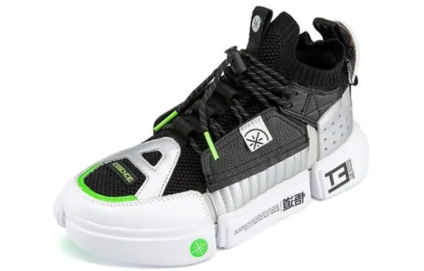 LI-NING Essence 2 Ace Athletic Sneakers - Black/silver/white