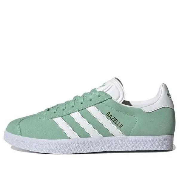 Adidas Gazelle Low Top Sneakers - Pulse Mint/cloud White/gold Metallic
