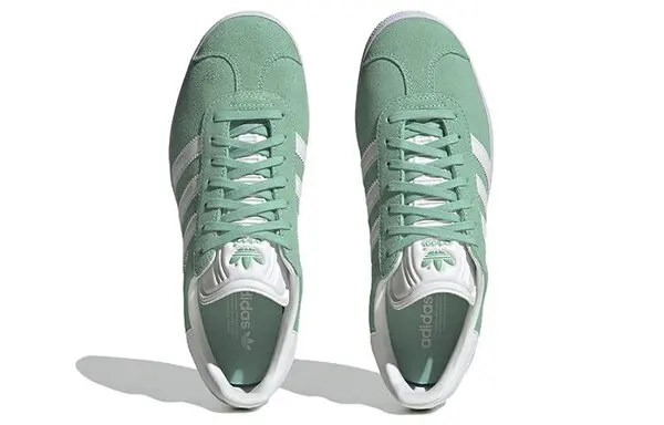 Adidas Gazelle Low Top Sneakers - Pulse Mint/cloud White/gold Metallic