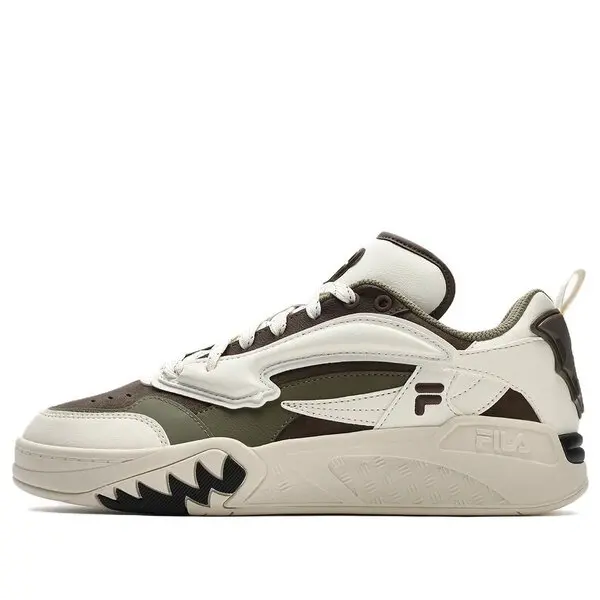 FILA FUSION Desperado Low Top Sneakers - White/brown/green