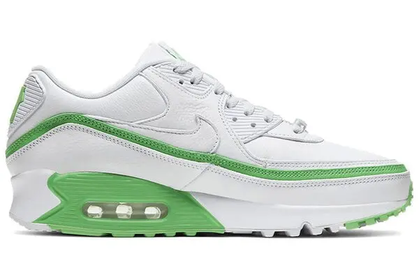 Nike X Undefeated Air Max 90 Sneakers - White/green Spark