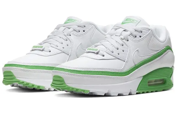 Nike X Undefeated Air Max 90 Sneakers - White/green Spark