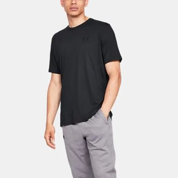 Under Armour Sportstyle Training Sports Short Sleeve Couple Style - Black