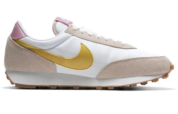 Nike Daybreak "fossil Stone Saffron Quartz - Gray/white/fiery Red