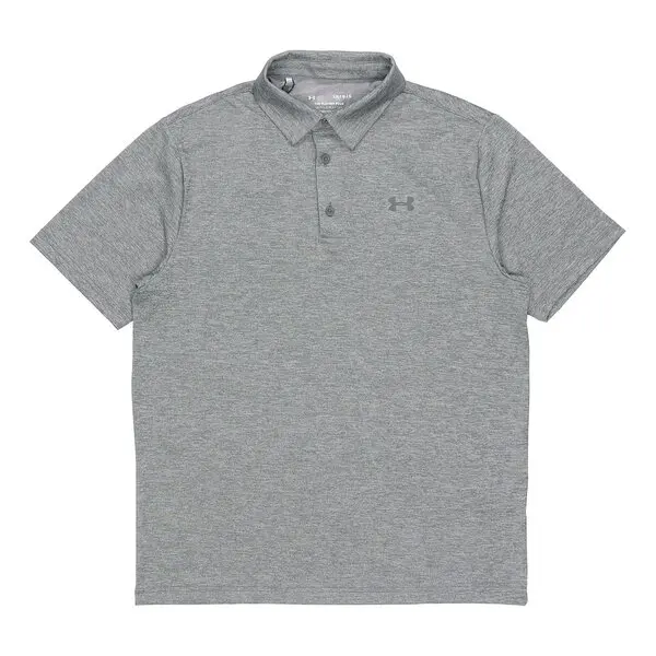 Under Armour Playoff Golf Sports Thin And Light Breathable Loose Short Sleeve Polo Shirt Silver Gray - Grey