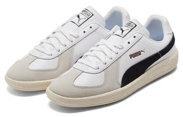 PUMA Army Trainer Low Top Sneakers - White/gray/black