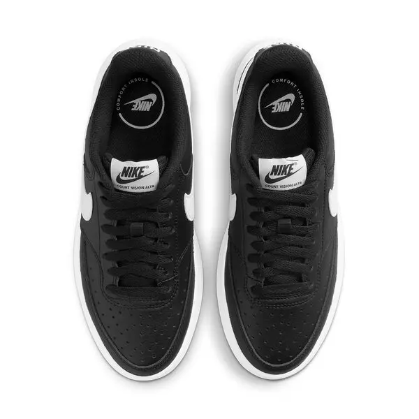 Nike Court Vision Alta Sneakers - Black/white