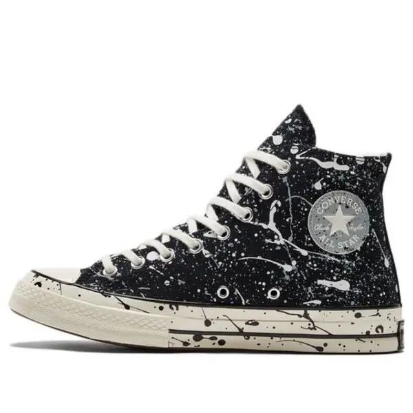 CONVERSE Chuck 70 Hi Archive Paint Splatter Sneakers - Black