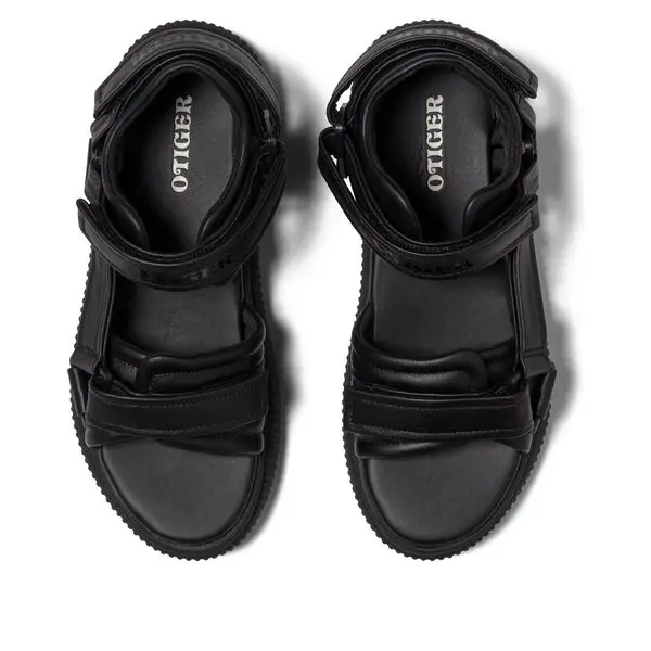 Onitsuka Tiger Belted Platform Sandals - Black/black
