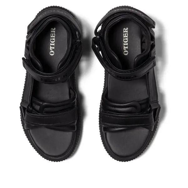 Onitsuka Tiger Belted Platform Sandals - Black/black