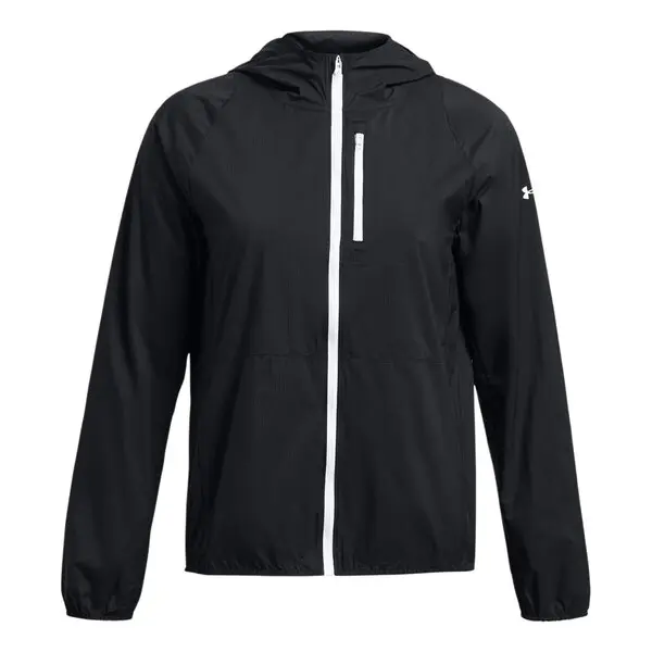Under Armour Launch Lightweight Jacket - Black/white