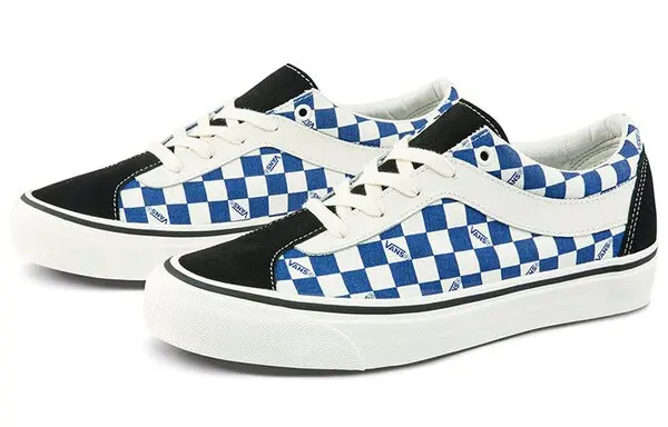 VANS Bold Ni Checkerboard Sneakers - Blue/white