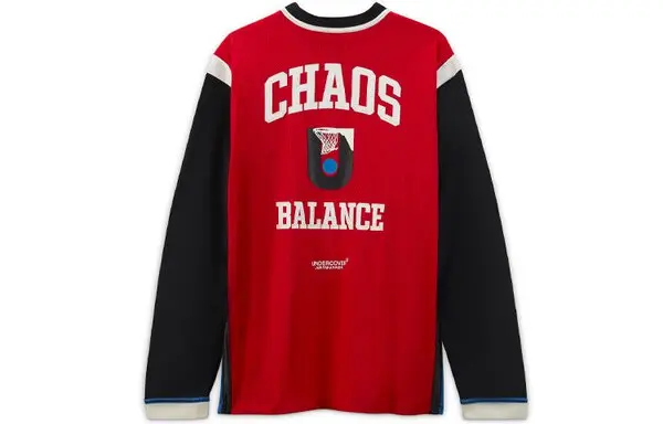 Nike Long-sleeve Basketball Top With Contrasting Colors And Printing