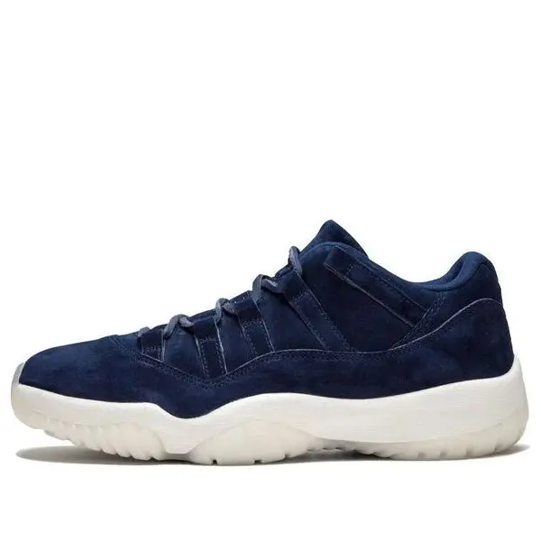 JORDAN Air Retro Low "re2pect" Suede Sneakers - Binary Blue/sail