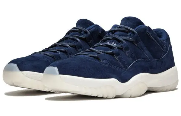 JORDAN Air Retro Low "re2pect" Suede Sneakers - Binary Blue/sail