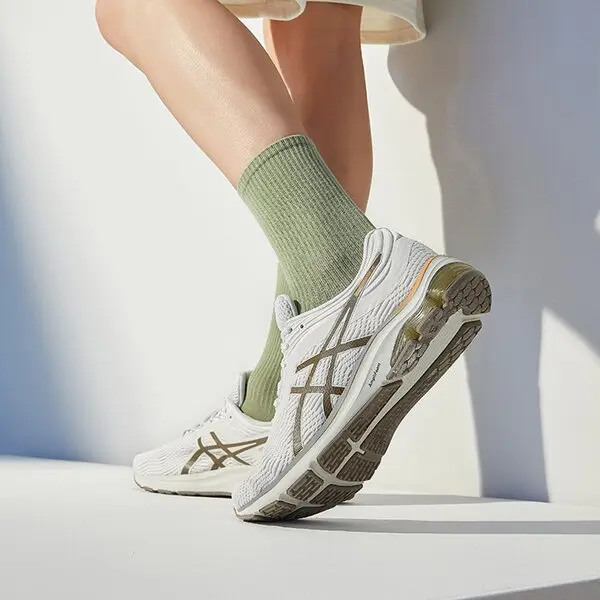 Asics Gel-pulse Athletic Sneakers - White/brown