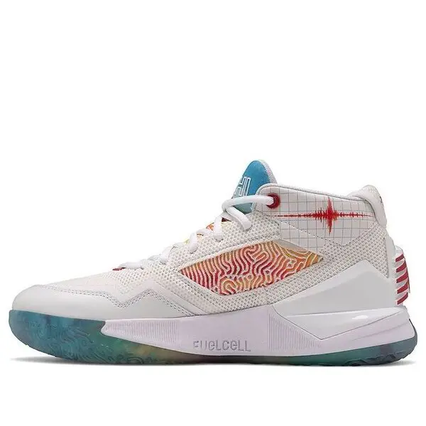 NEW BALANCE Kawhi 'seismic Moment' High Top Sneakers - White/red