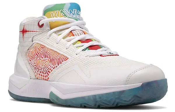 NEW BALANCE Kawhi 'seismic Moment' High Top Sneakers - White/red