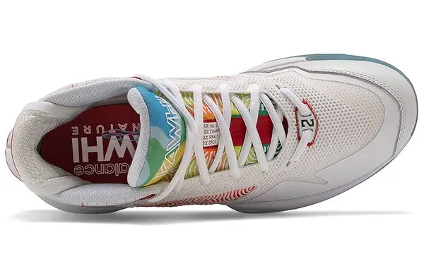 NEW BALANCE Kawhi 'seismic Moment' High Top Sneakers - White/red