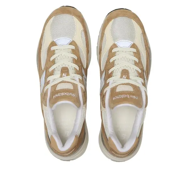 NEW BALANCE 992 Made In Usa "sweet Caramel - Tan/white