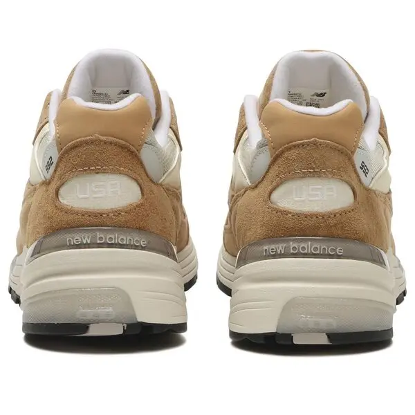 NEW BALANCE 992 Made In Usa "sweet Caramel - Tan/white