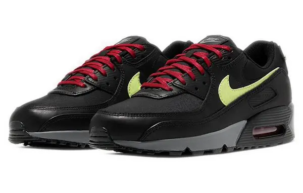 Nike Max 90 "new York City Pack" Sneakers - Black/red/volt