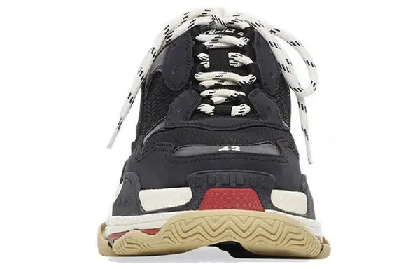 Balenciaga Triple S Sneakers - Black/white/red