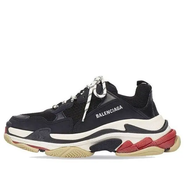 Balenciaga Triple S Sneakers - Black/white/red