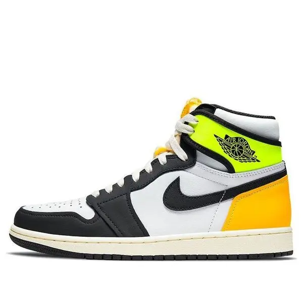 JORDAN Air 1 Retro High Og "volt Gold - White