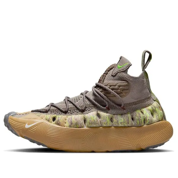 Nike Ispa Sense Flyknit "enigma Stone - Brown/green