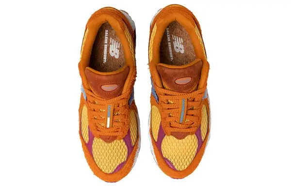 NEW BALANCE Salehe Bembury X 2002r "peace Be The Journey" Sneakers - Orangeyellow