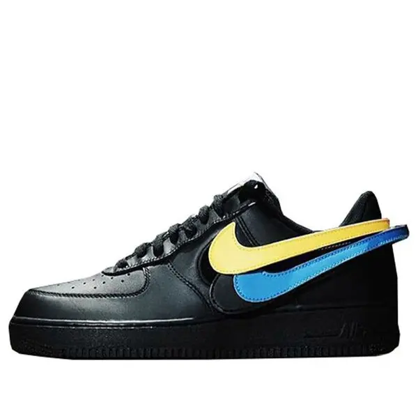 Nike Force 1 Low "all-star Swoosh Pack" Sneakers - Black