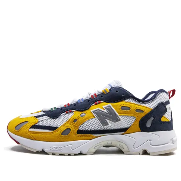 NEW BALANCE X Aimé Leon Dore 827 "yellow" Sneakers - White/yellow