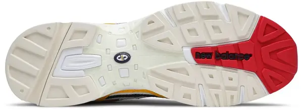 NEW BALANCE X Aimé Leon Dore 827 "yellow" Sneakers - White/yellow