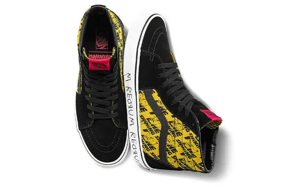 VANS House Of Terror X Sk8-hi "the Shining" High-top Sneakers - Black/yellow