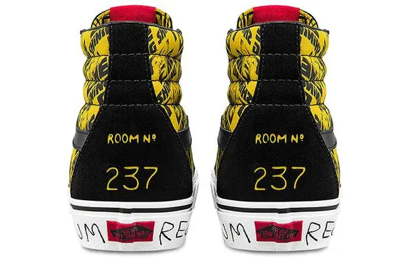 VANS House Of Terror X Sk8-hi "the Shining" High-top Sneakers - Black/yellow