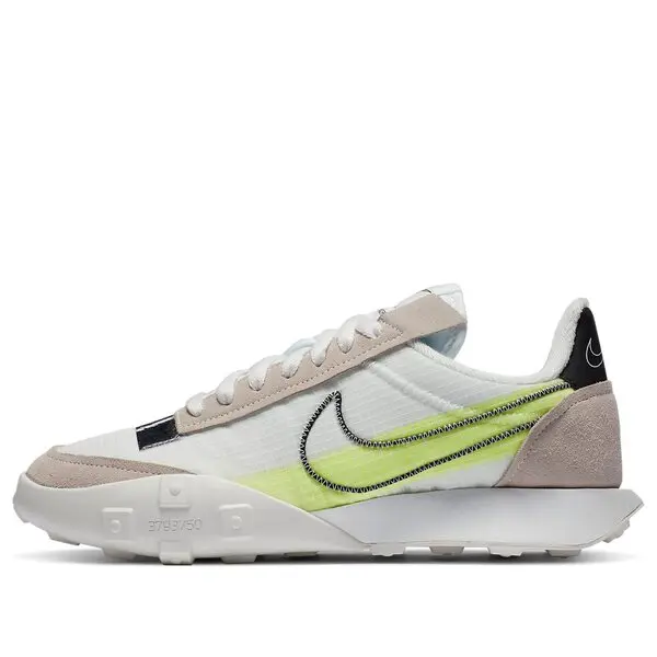 Nike Waffle Racer 2x "summit White Volt - Summit White/black/volt