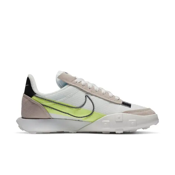 Nike Waffle Racer 2x "summit White Volt - Summit White/black/volt