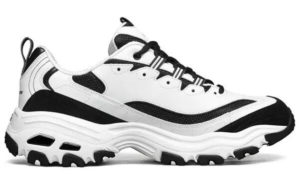 Sketchers D'lites Low Top Sneakers - White/black
