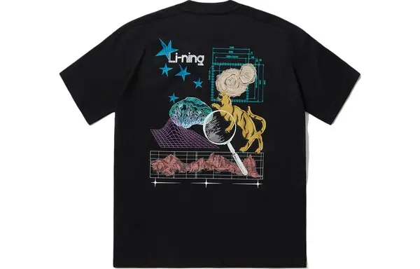 LI-NING Tiger Graphic T-shirt 'black