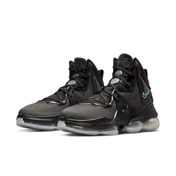 Nike Lebron 19 High Top Sneakers - Black/green